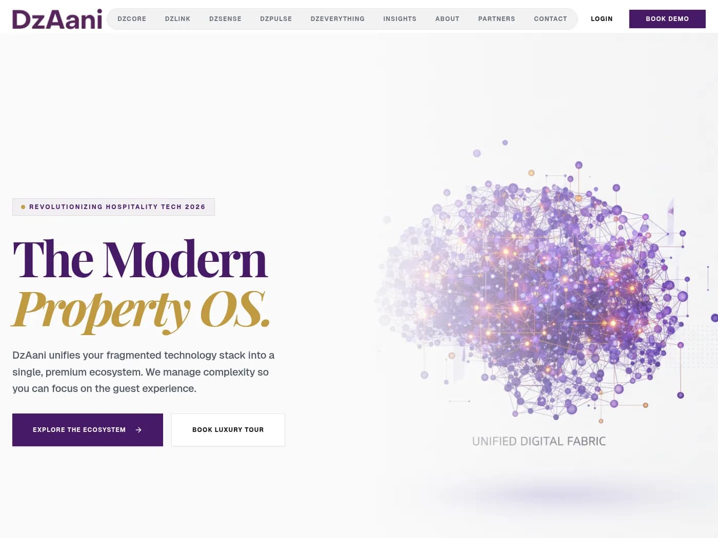 DzAani Luxe Website Redesign