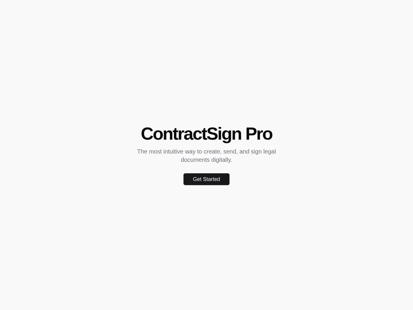 ContractSign Pro