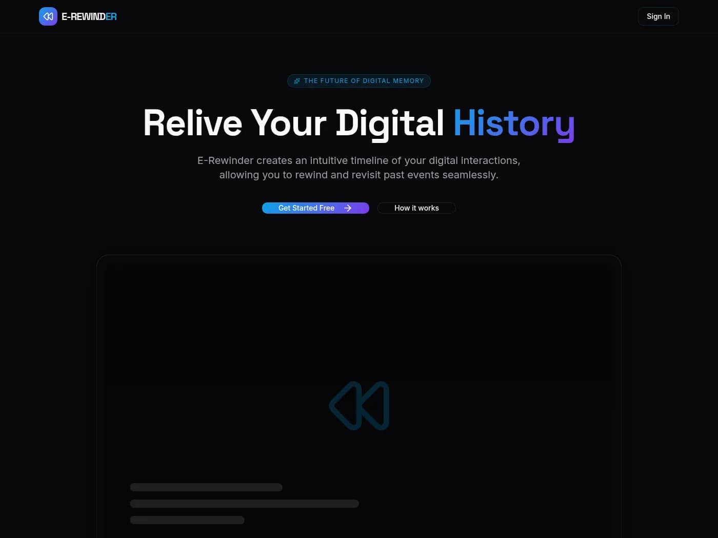 E-Rewinder App