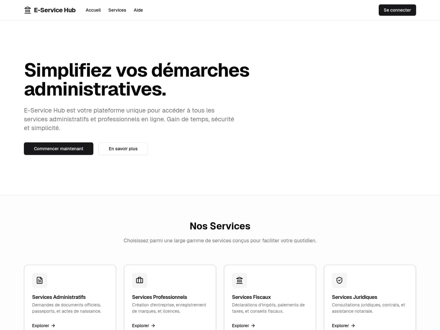 E-Service Hub