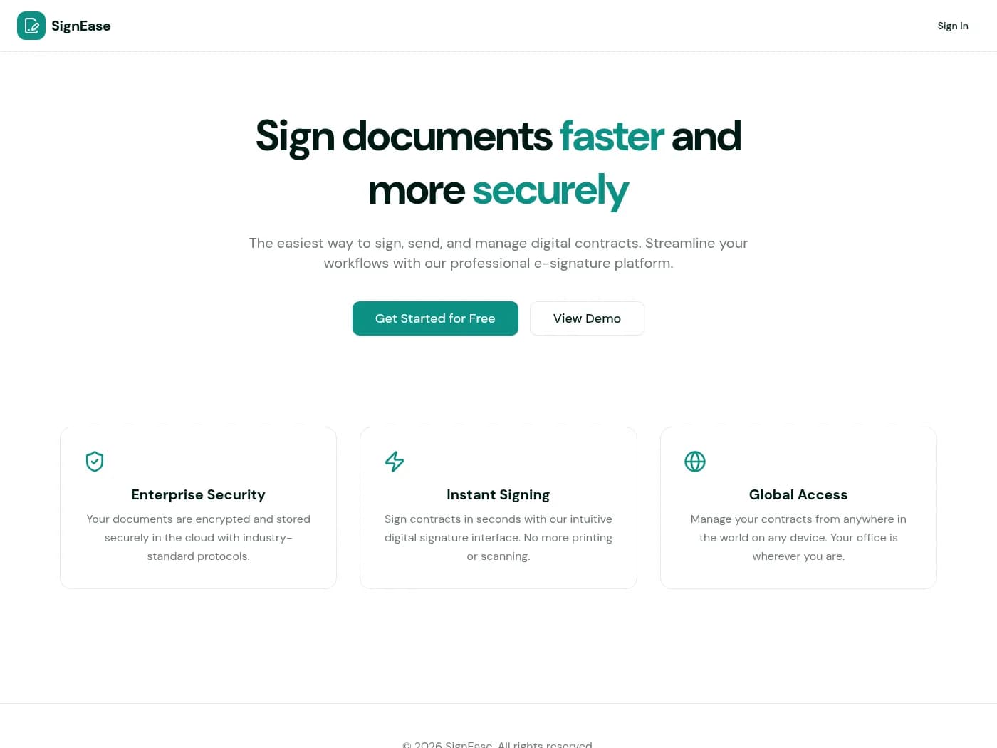 SignEase