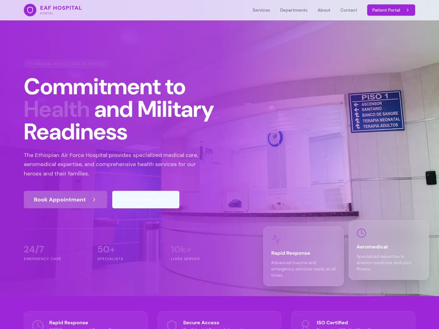 EAF Hospital Portal