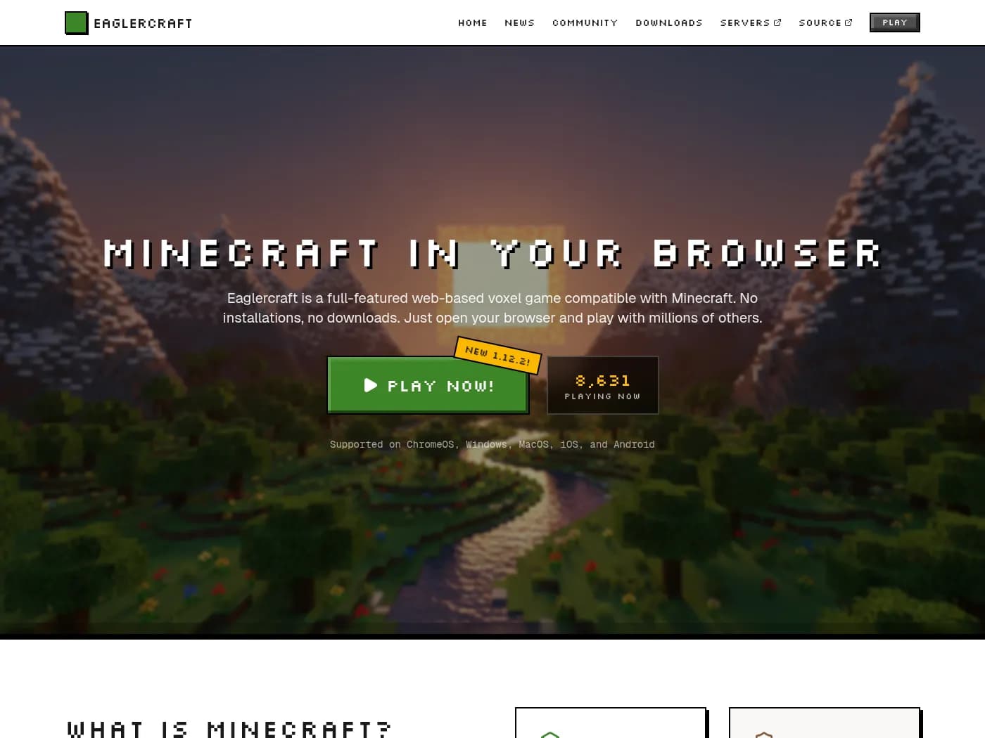 Eaglercraft Web Clone