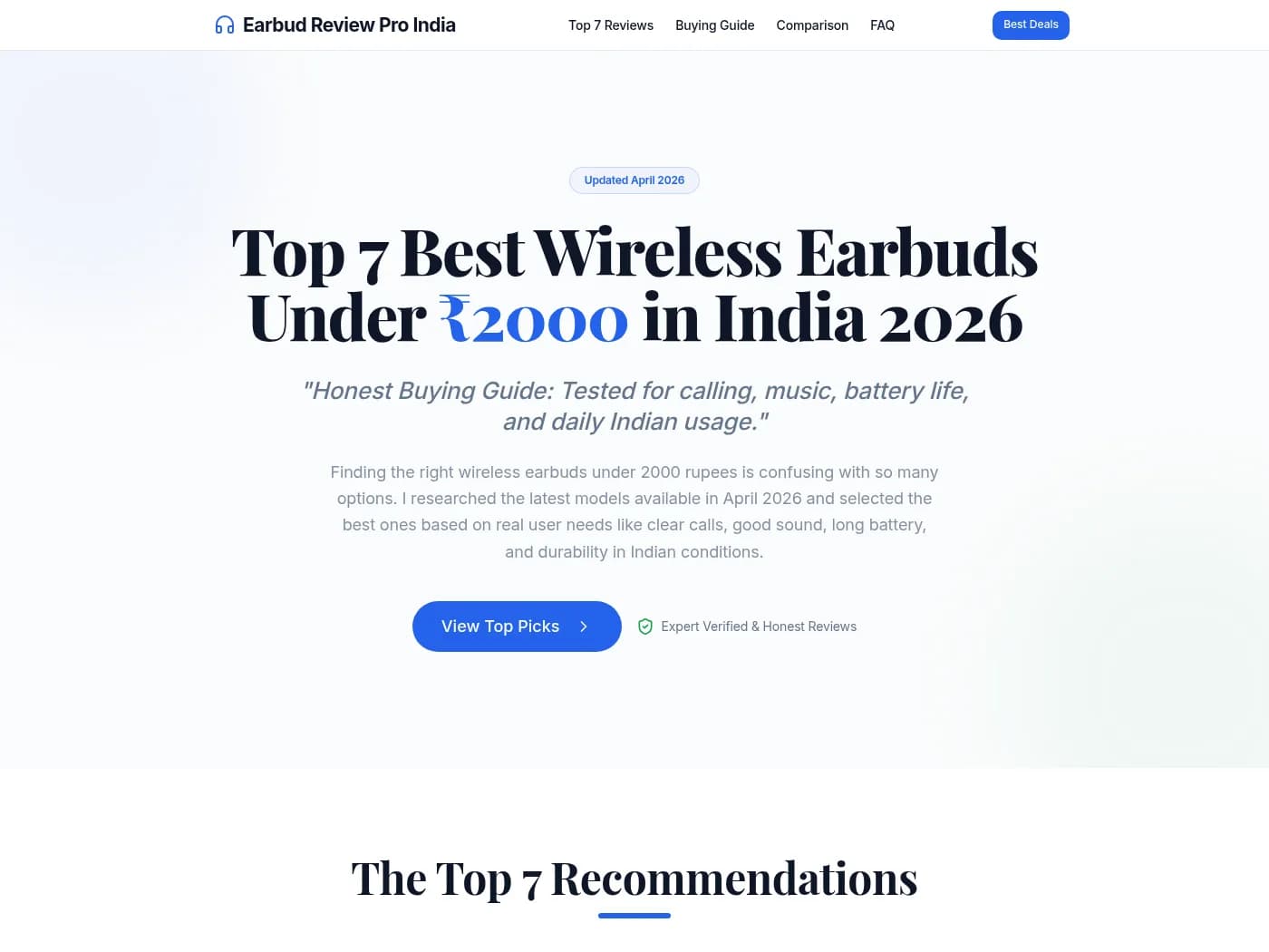 Earbud Review Pro India