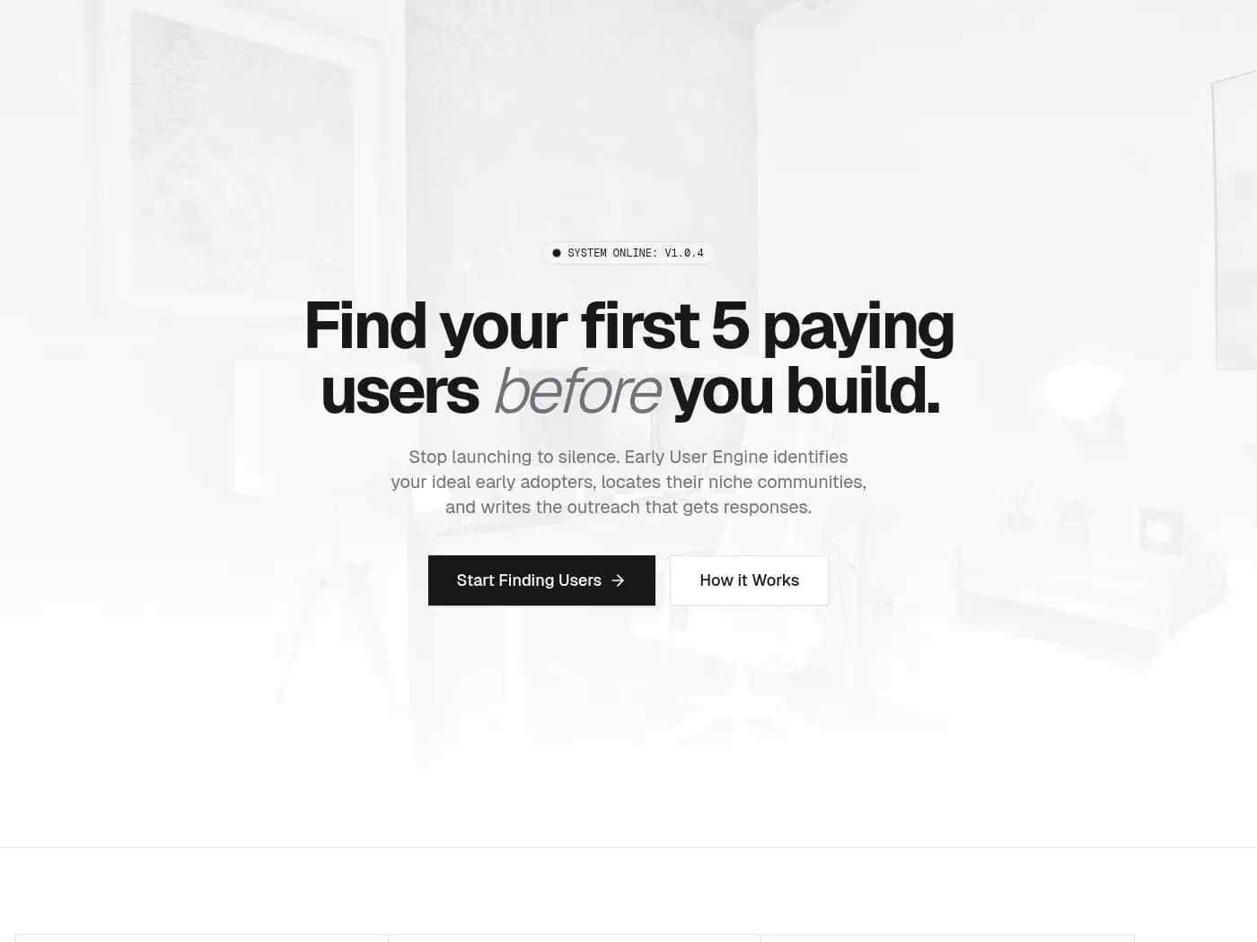 Early User Engine