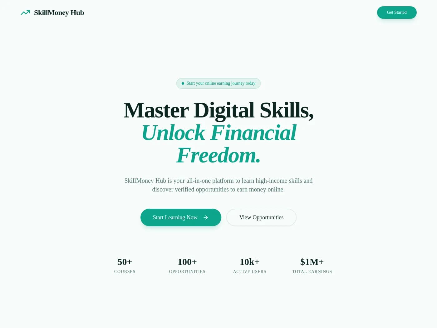 SkillMoney Hub