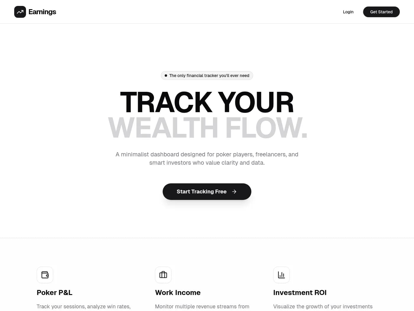 Earnings Tracker Dashboard