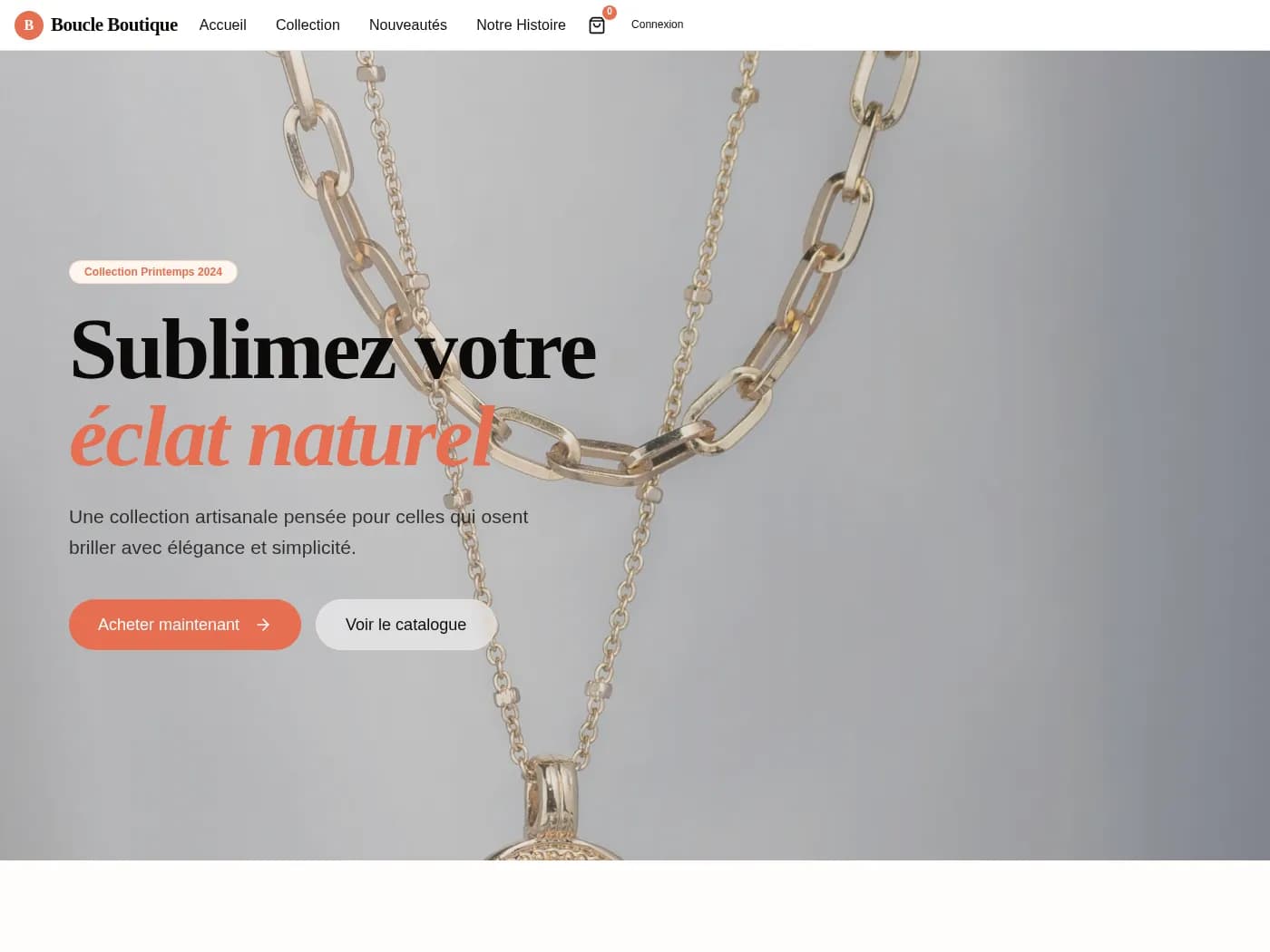 Boucle d’Oreille Boutique