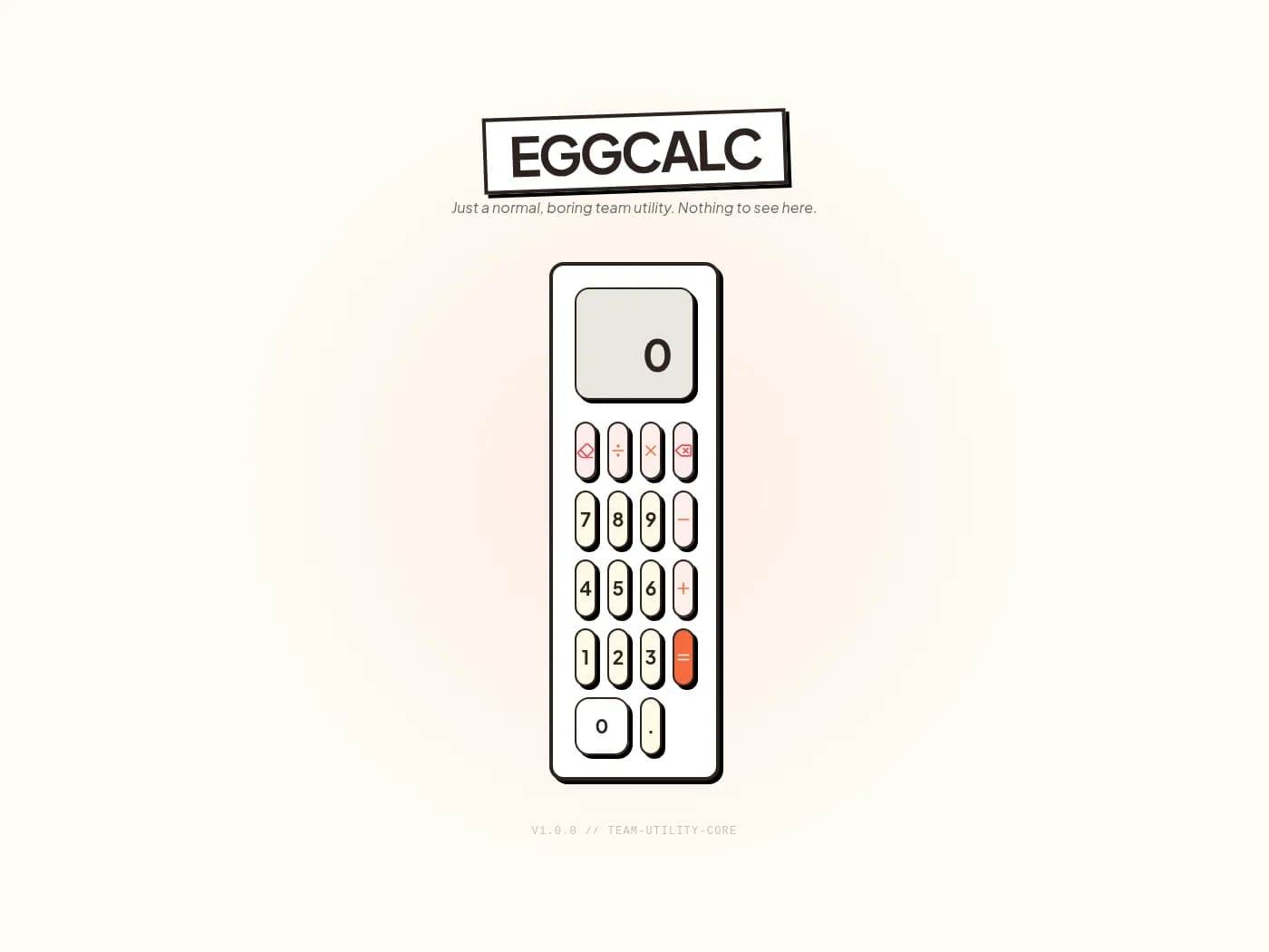 Easter Egg Calculator