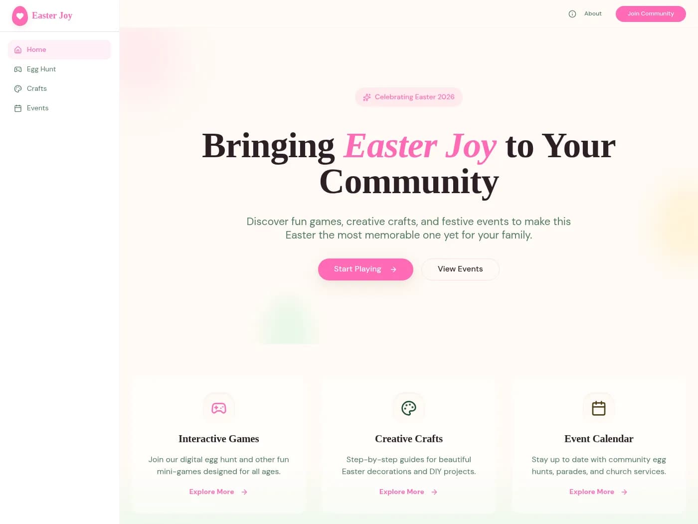 Easter Joy Portal