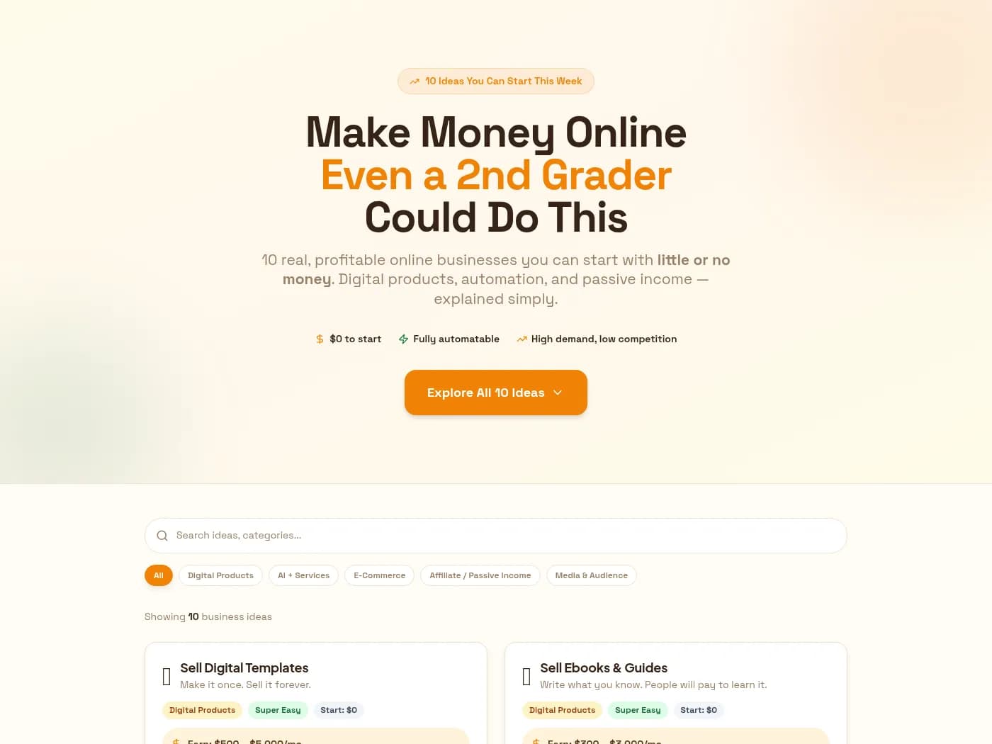 Easy Online Biz Generator