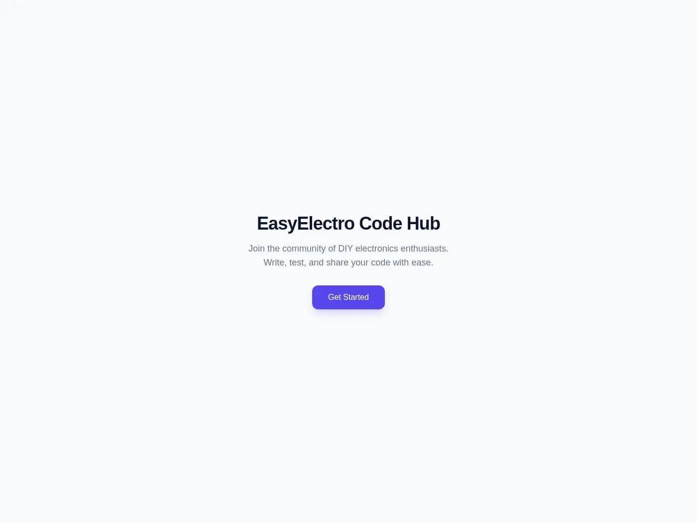EasyElectro Code Hub