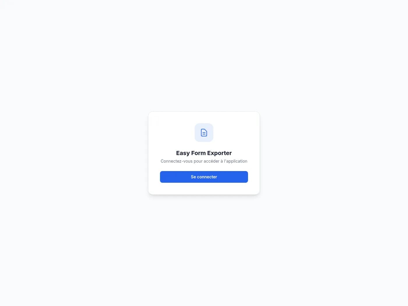 Easy Form Exporter