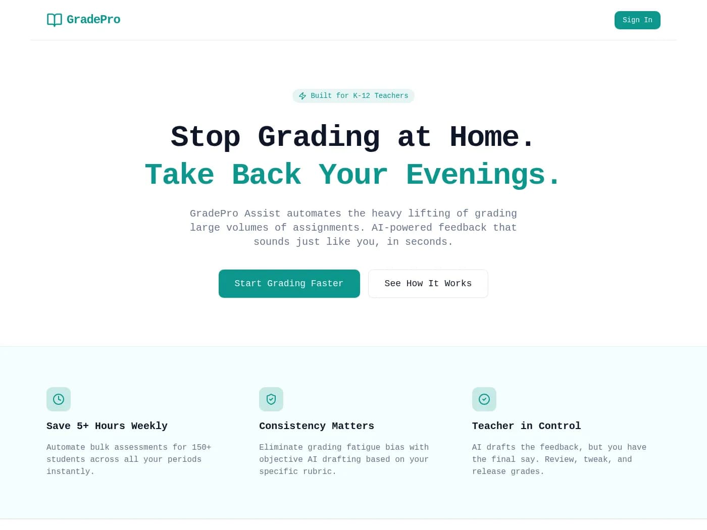 GradePro Assist