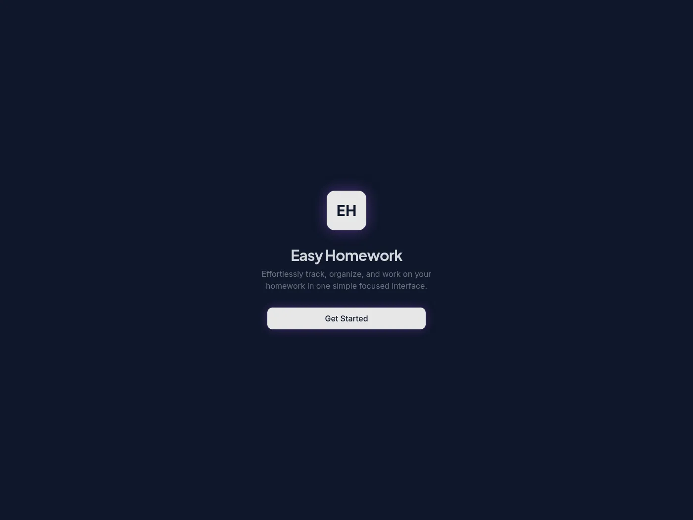 Easy Homework App