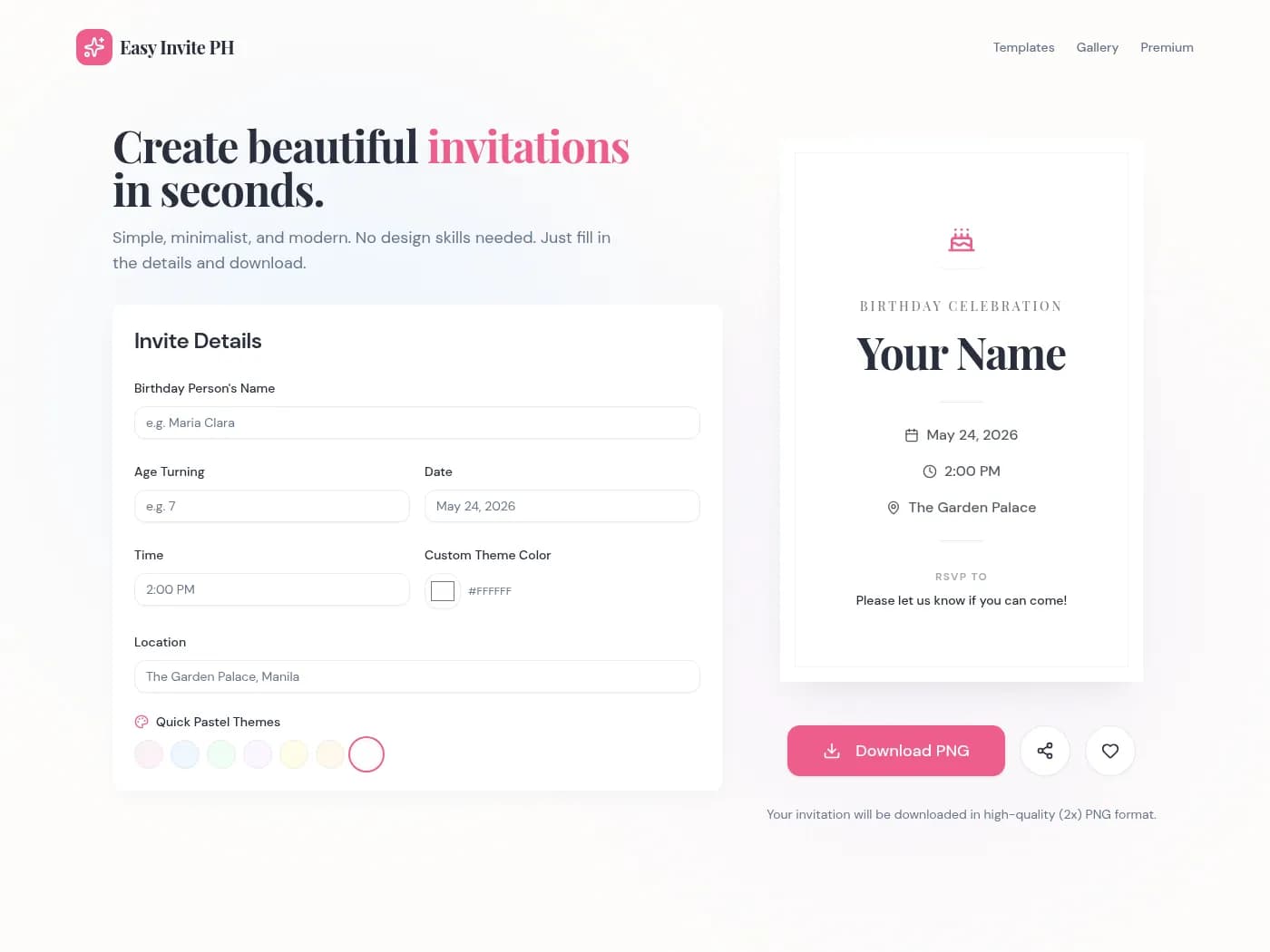 Easy Invite PH