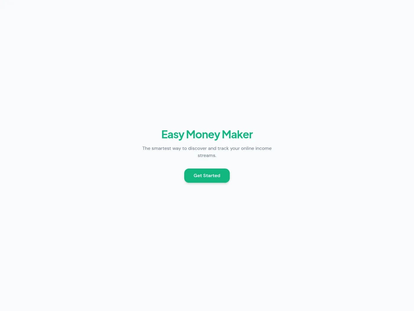 Easy Money Maker App