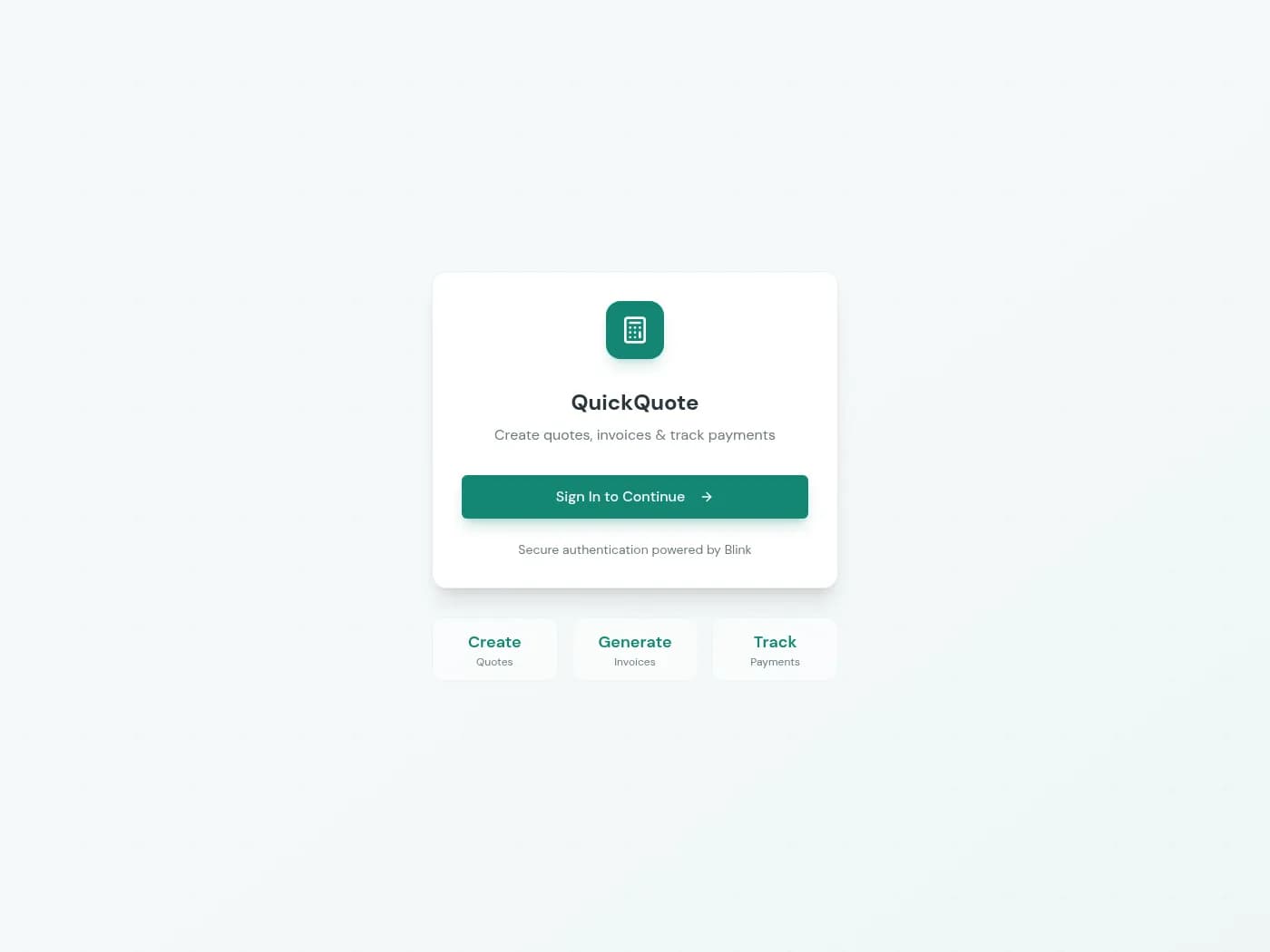 QuickQuote Invoice App