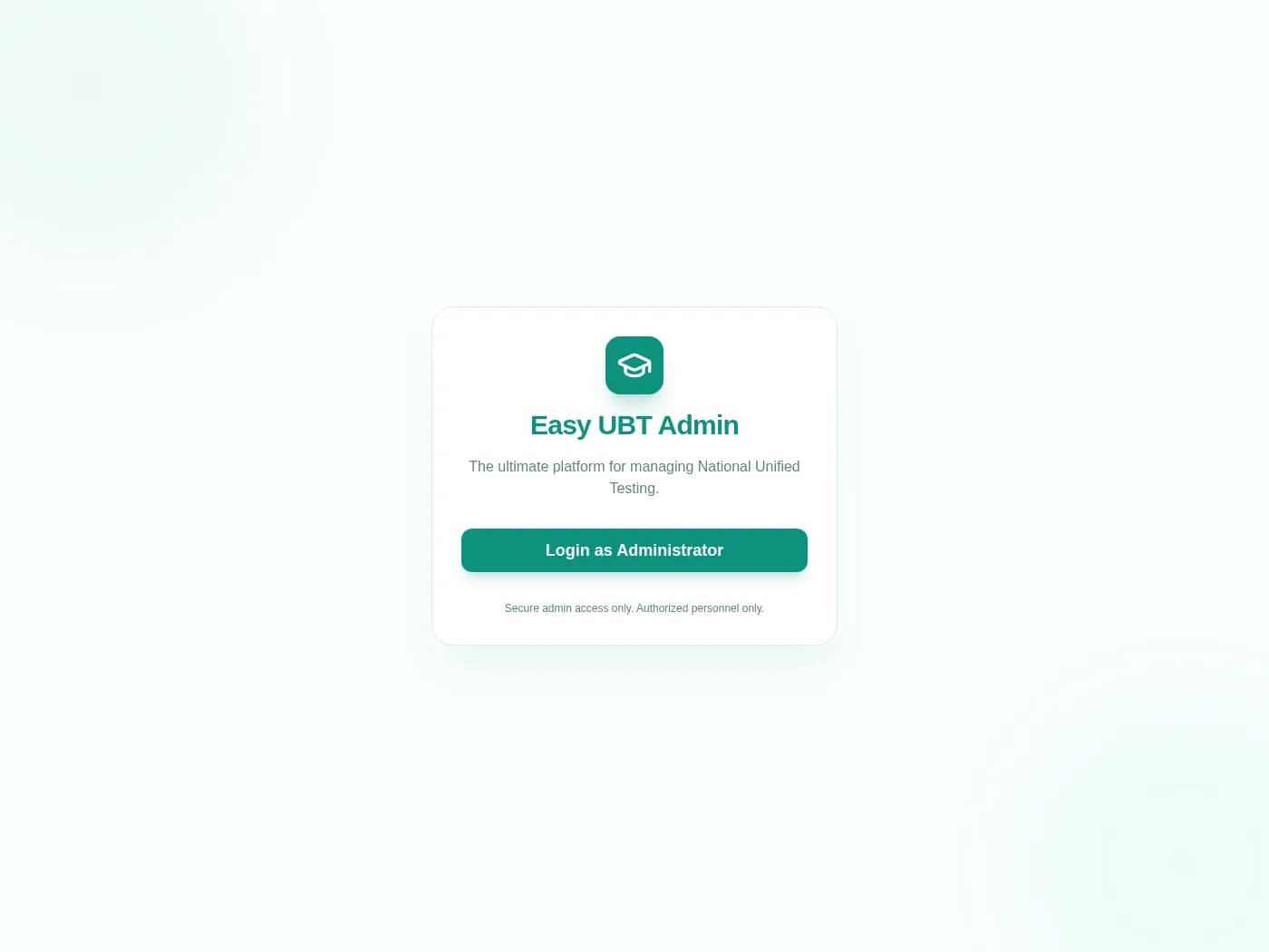 Easy UBT Admin Pro