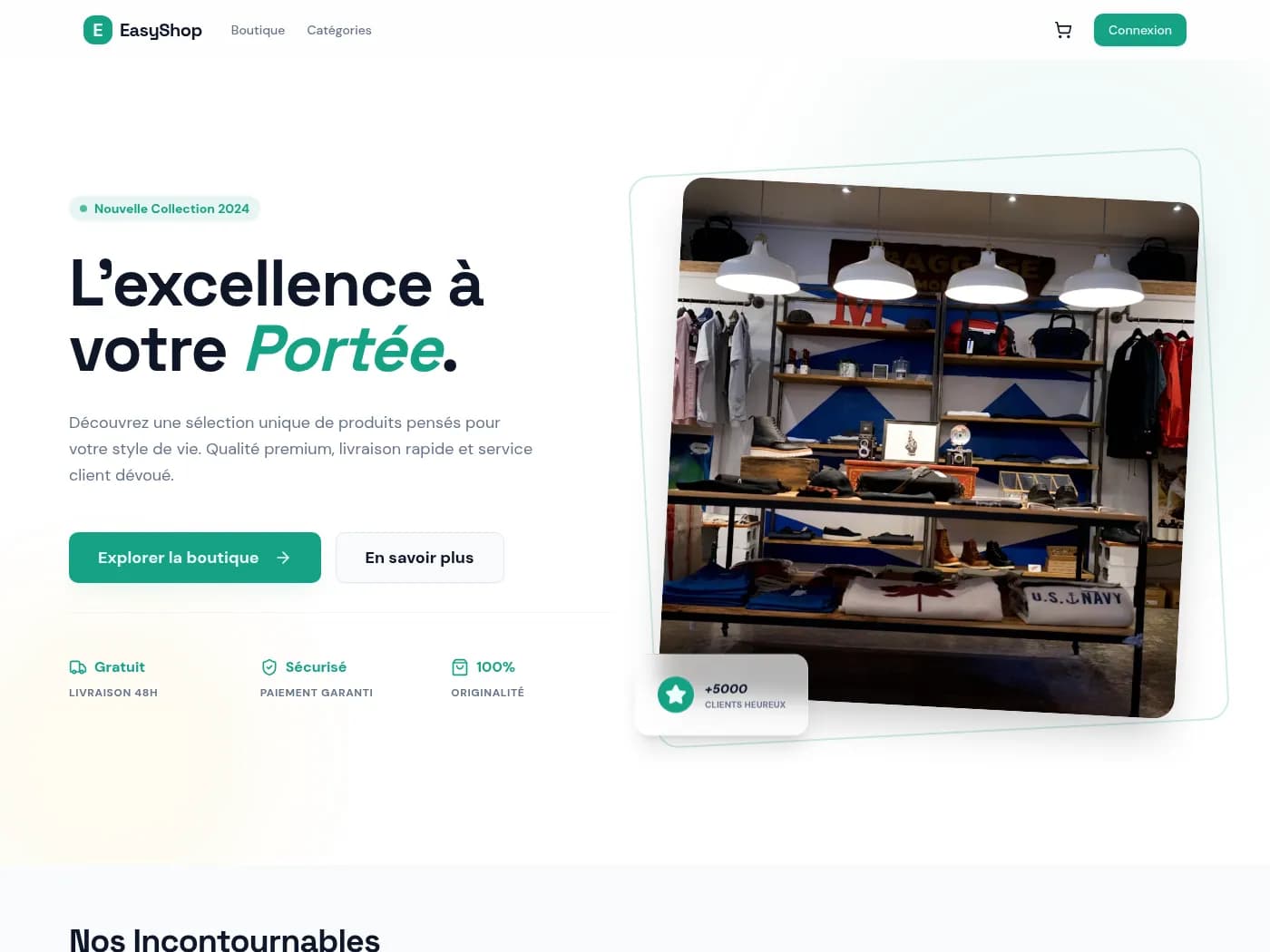 EasyShop E-Commerce