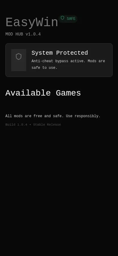 EasyWin Game Mod