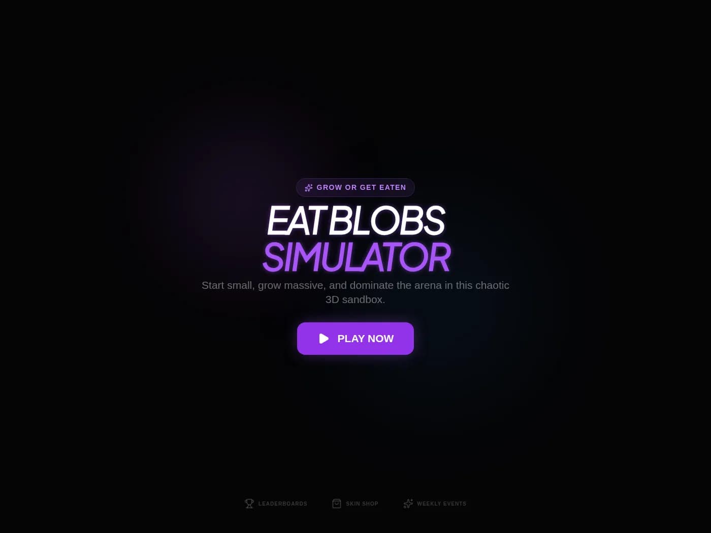 Eat Blobs Simulator