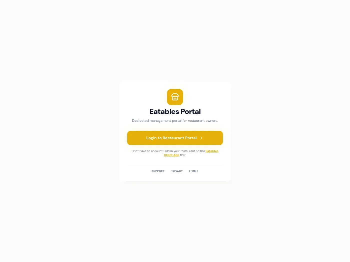 Eatables Portal