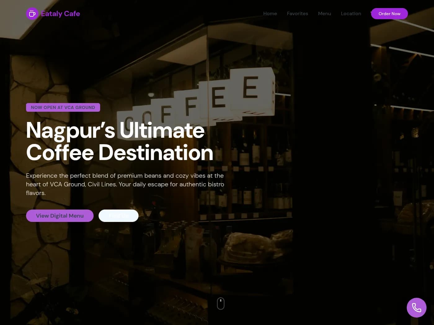 Eataly Cafe One Pager