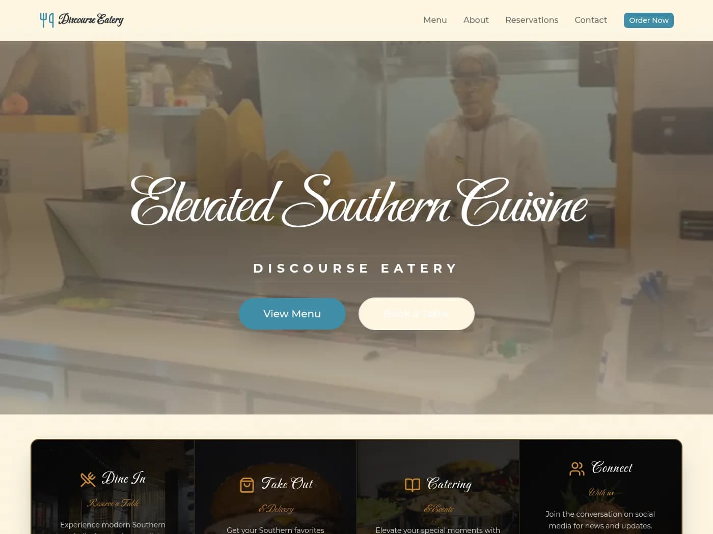 Discourse Eatery Web