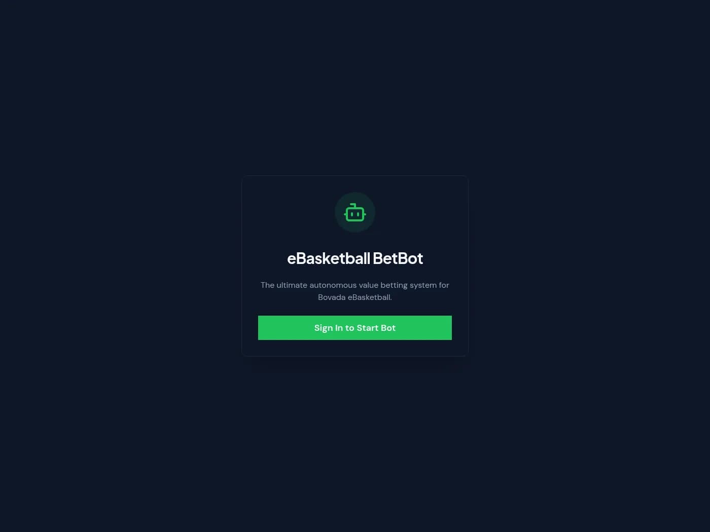 eBasketball BetBot
