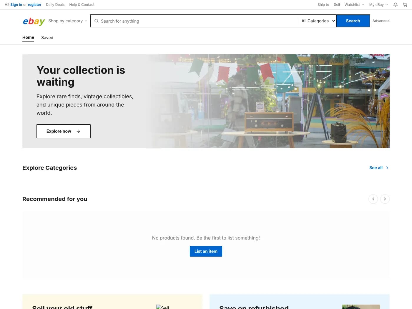 Ebay Marketplace Clone