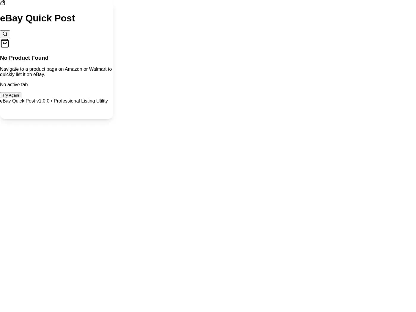 eBay Quick Post Extension