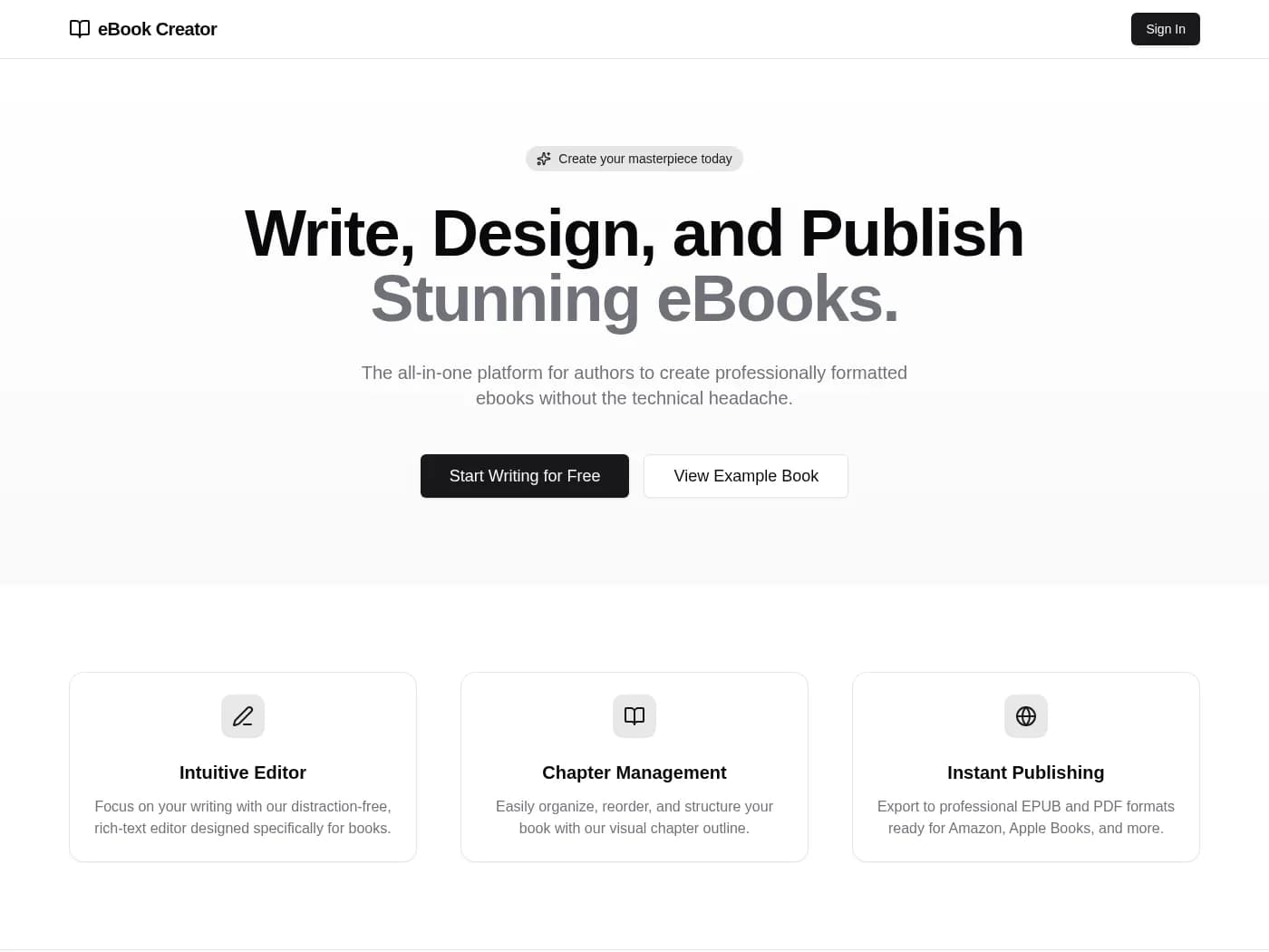 eBook Creator