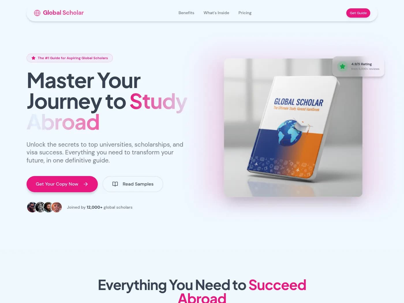 Vivid Ebook Landing