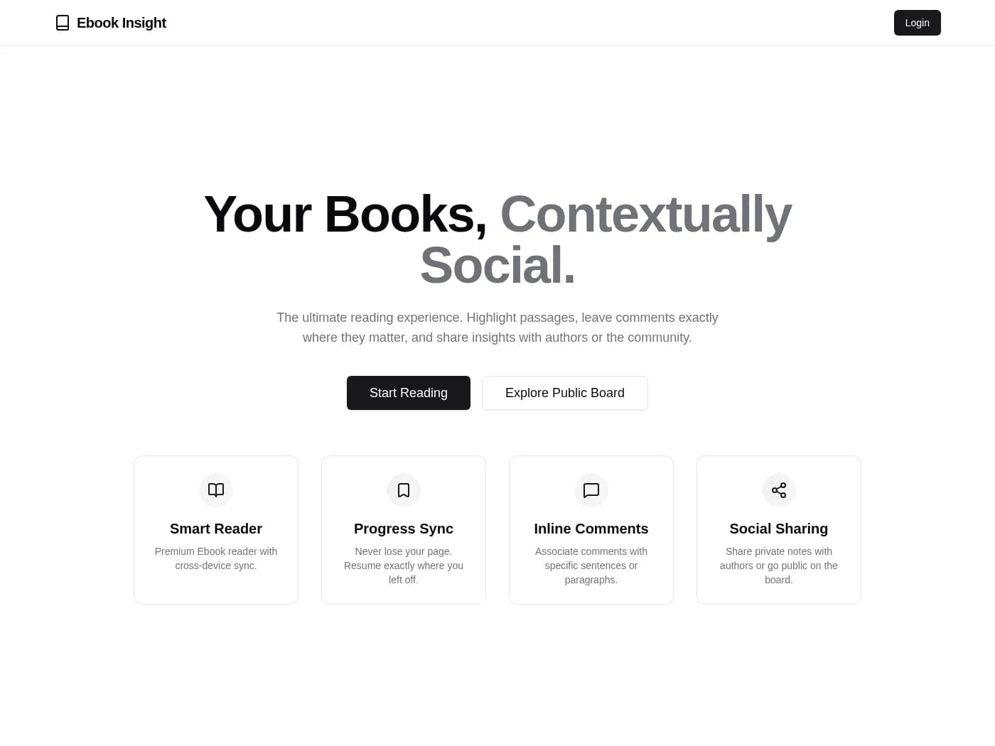 Ebook Insight Platform