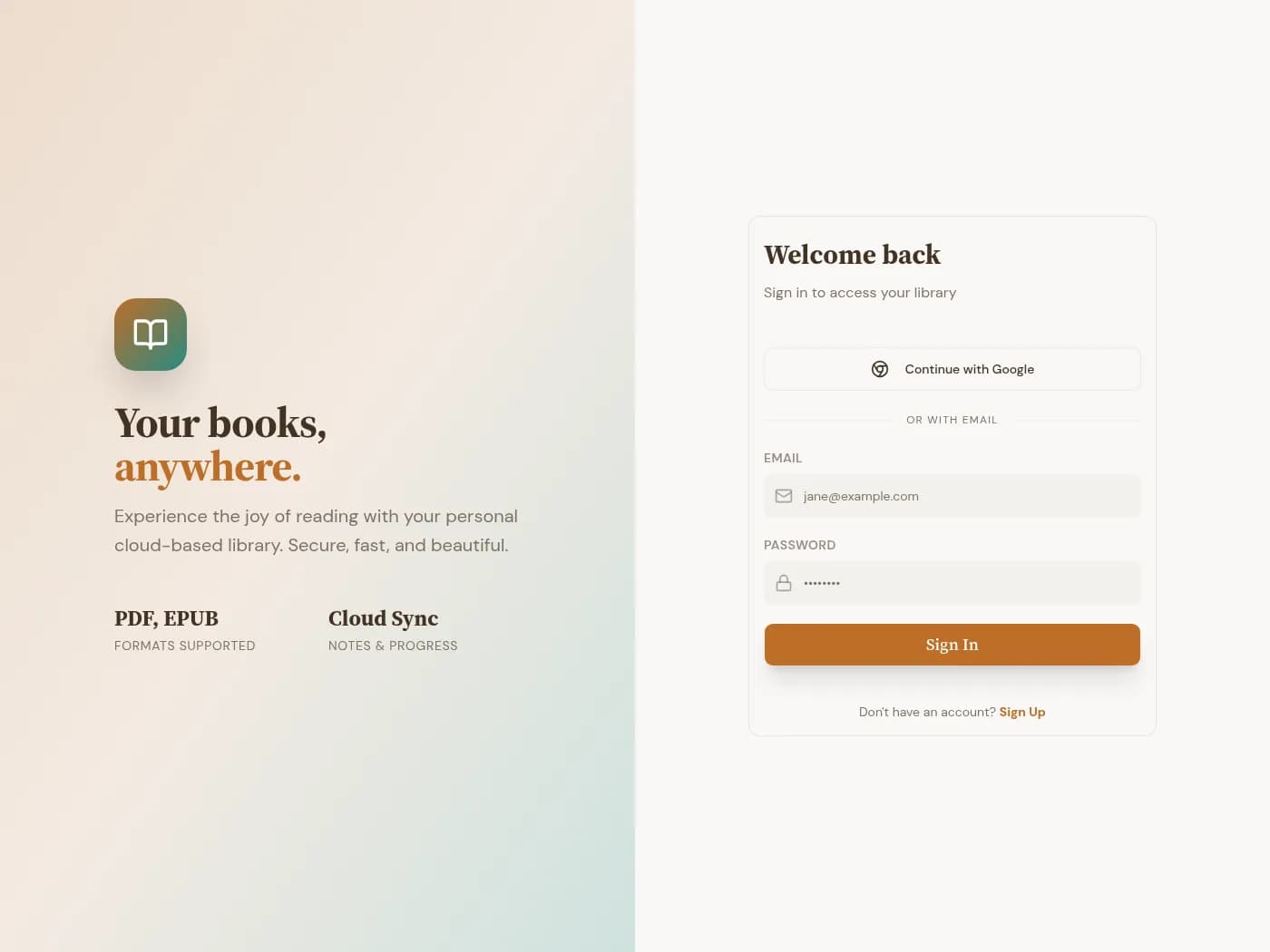 Ebook Cloud Reader