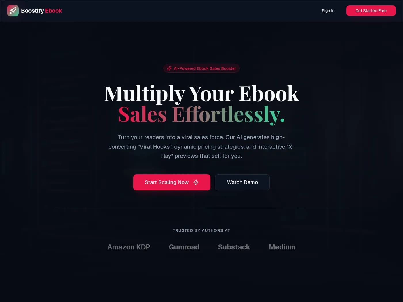 Ebook Sales Booster