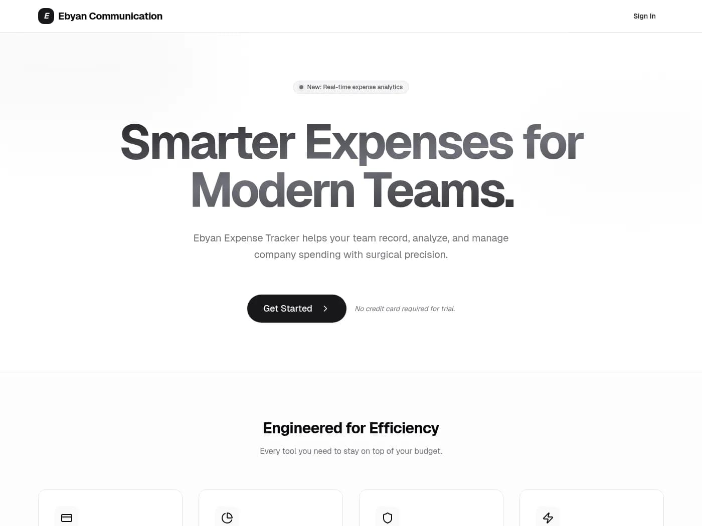 Ebyan Expense Tracker