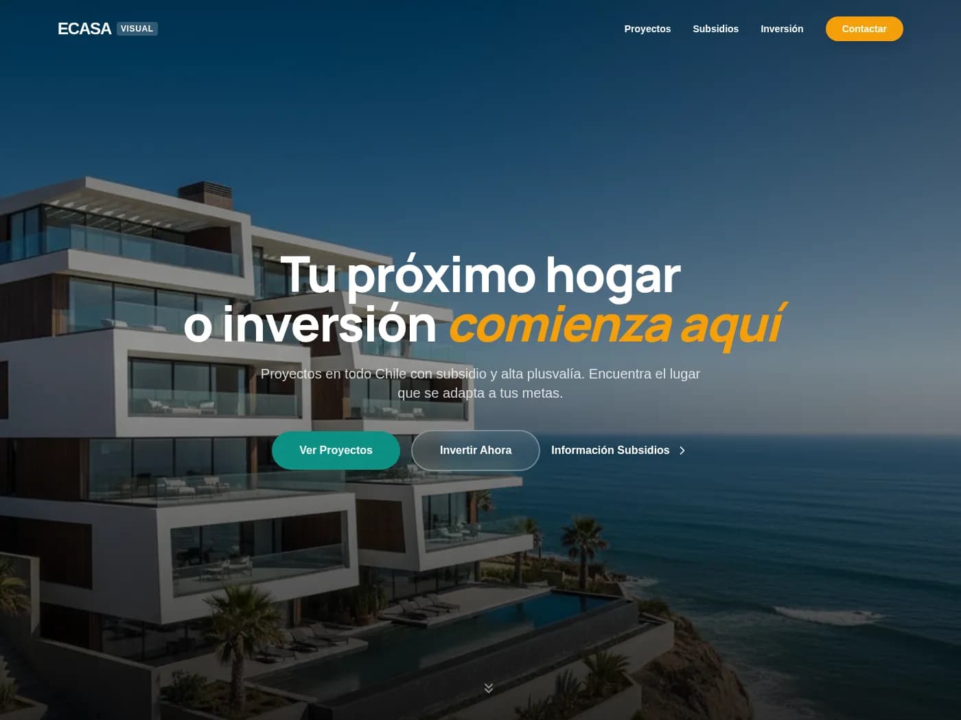 Ecasa Visual One Page