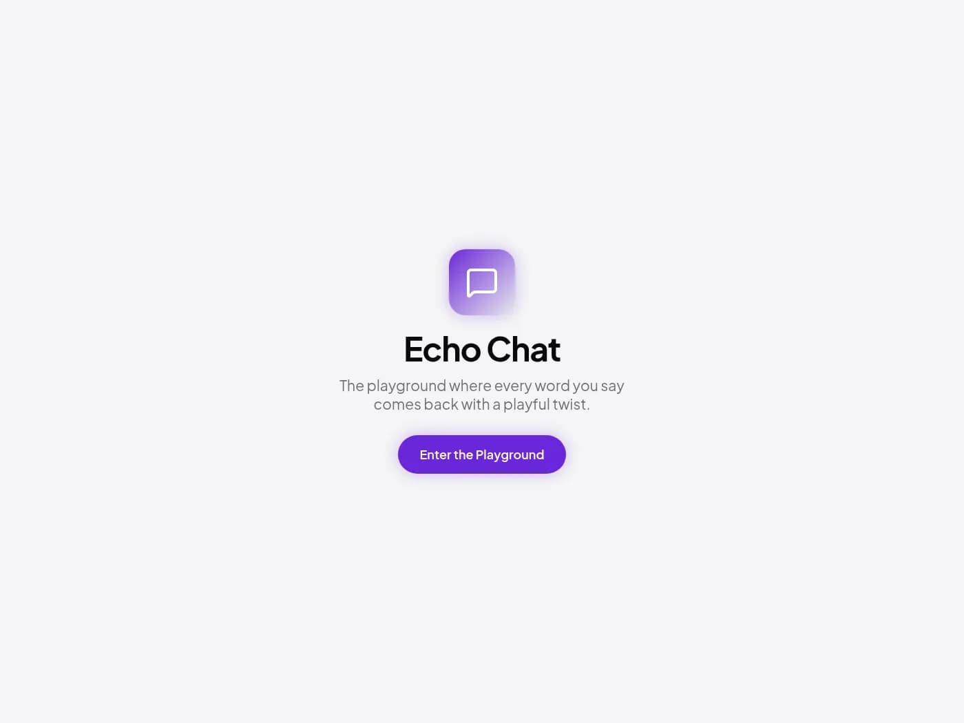 Echo Chat Playground