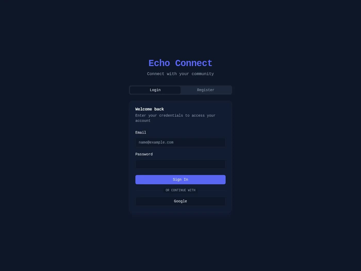 Echo Connect