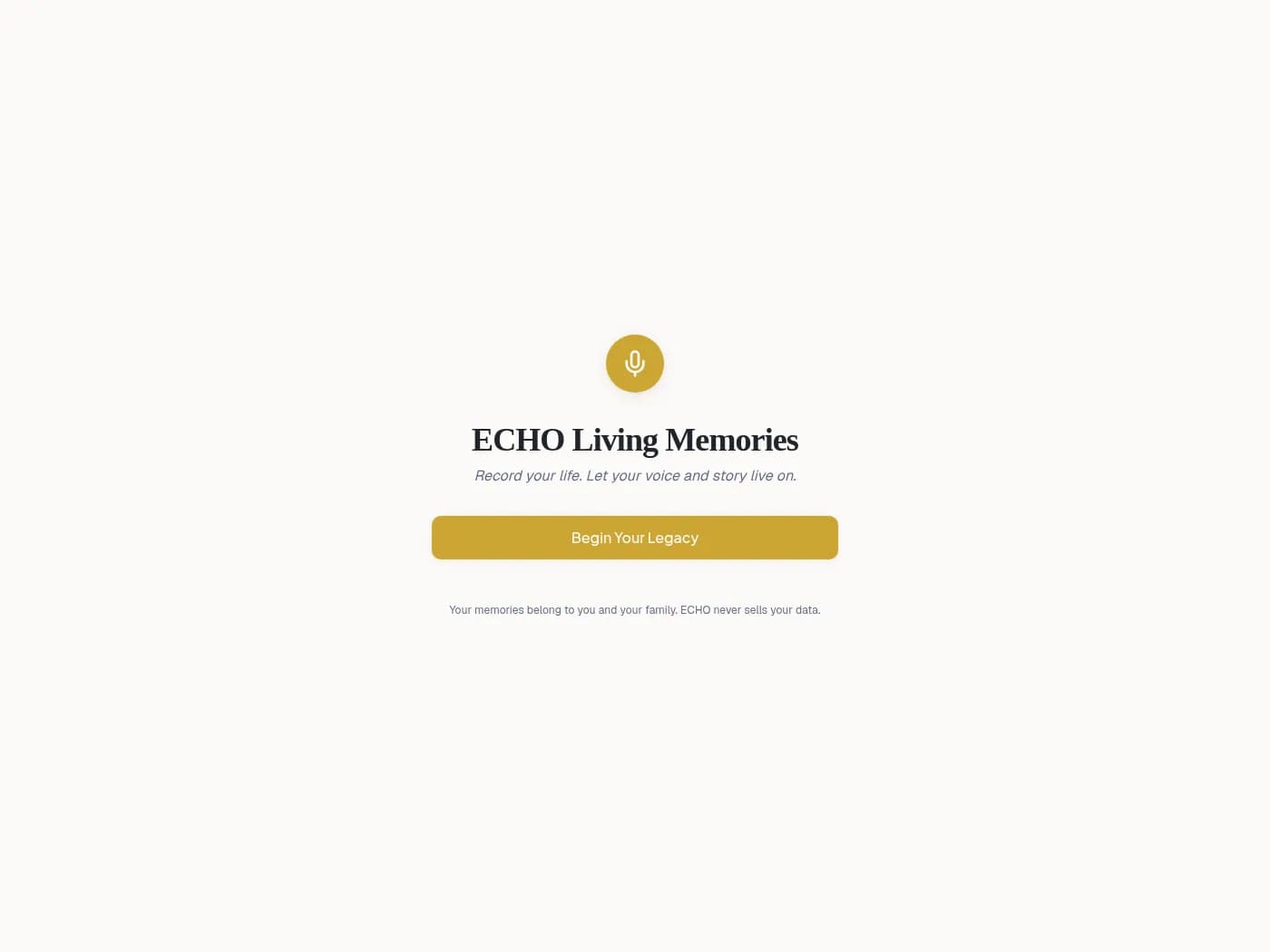 ECHO Living Memories