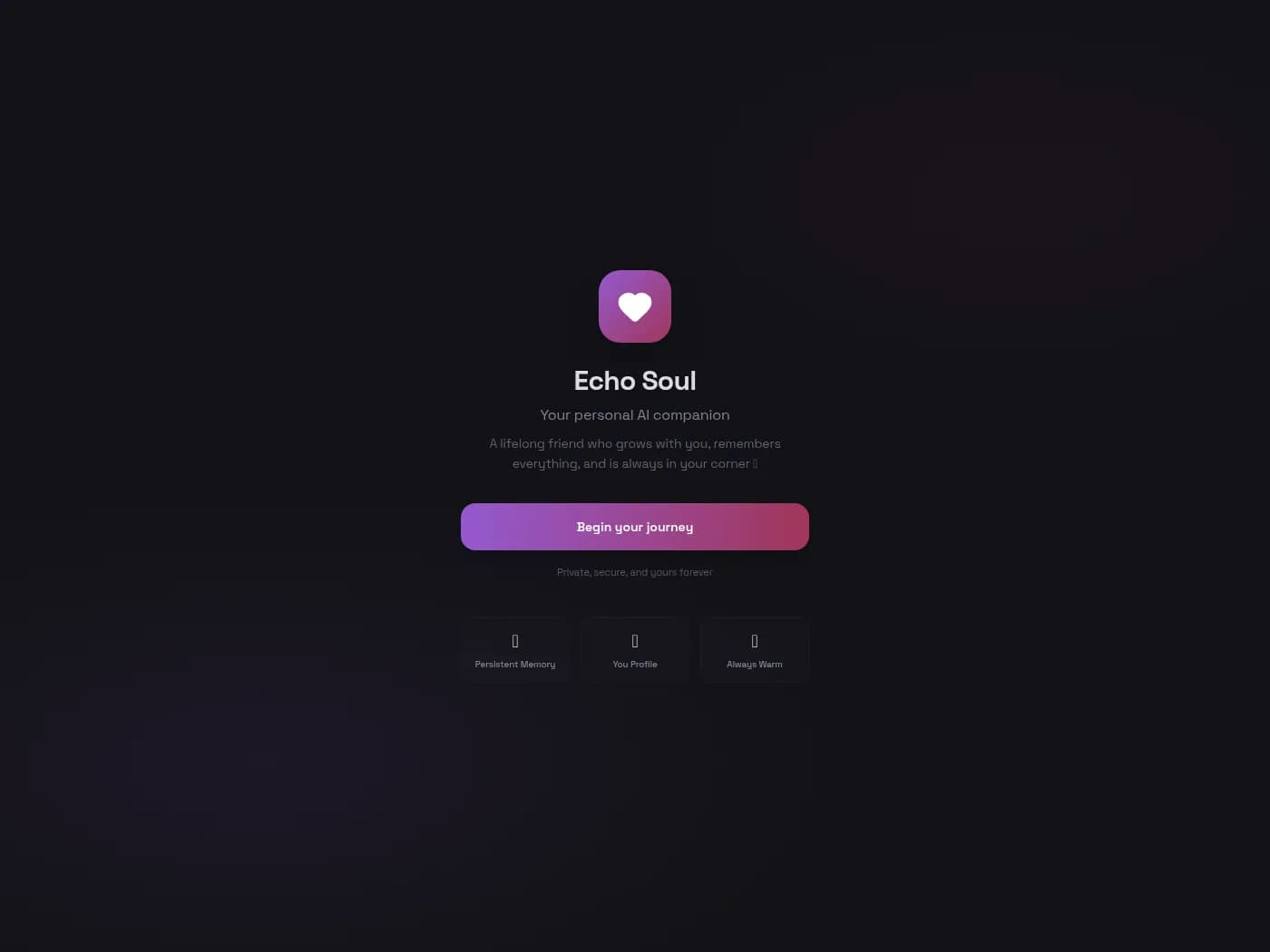 Echo Soul AI Companion
