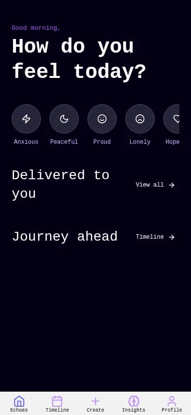 Echoes Future Capsule App