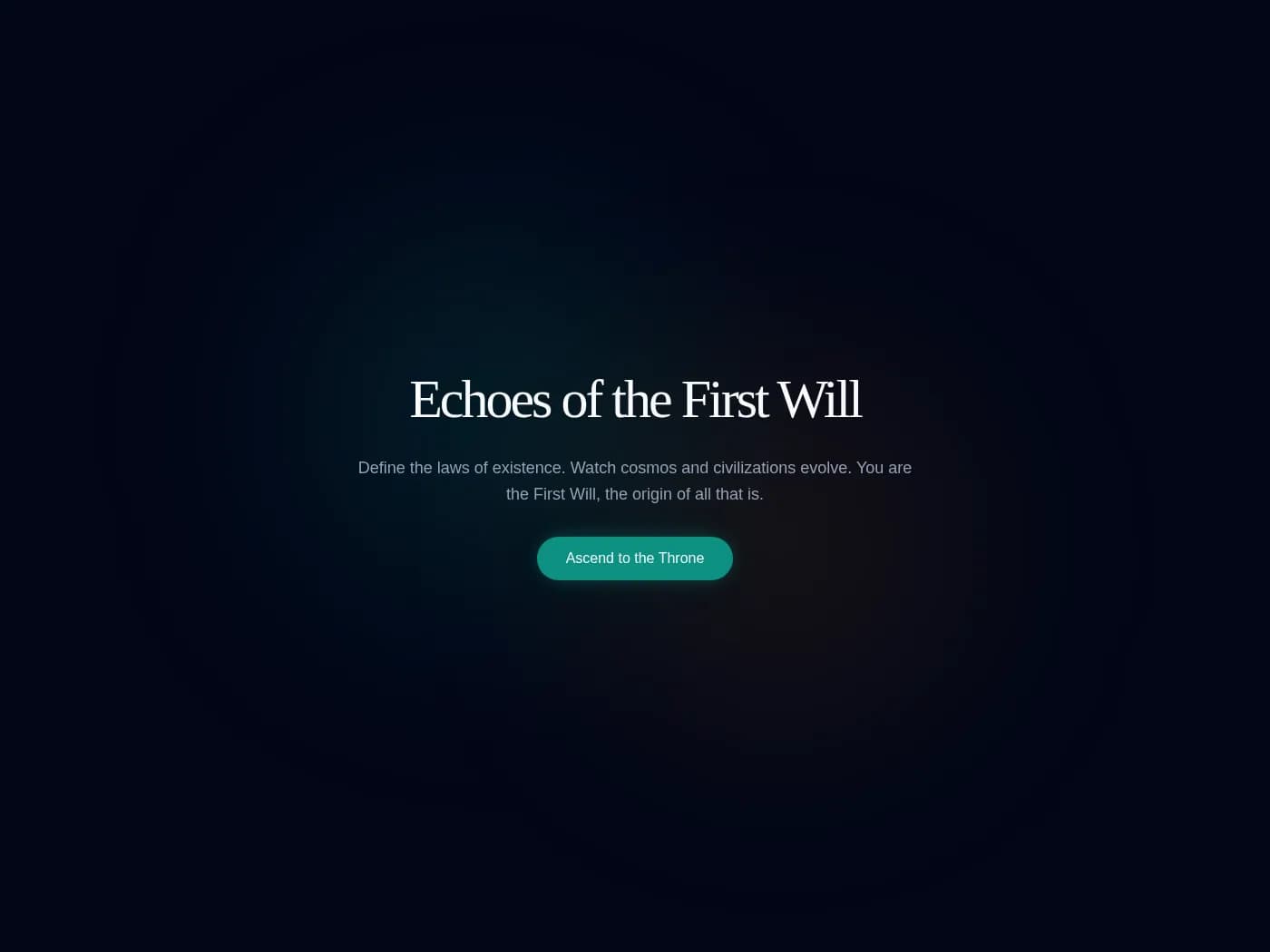 Echoes of the First Will