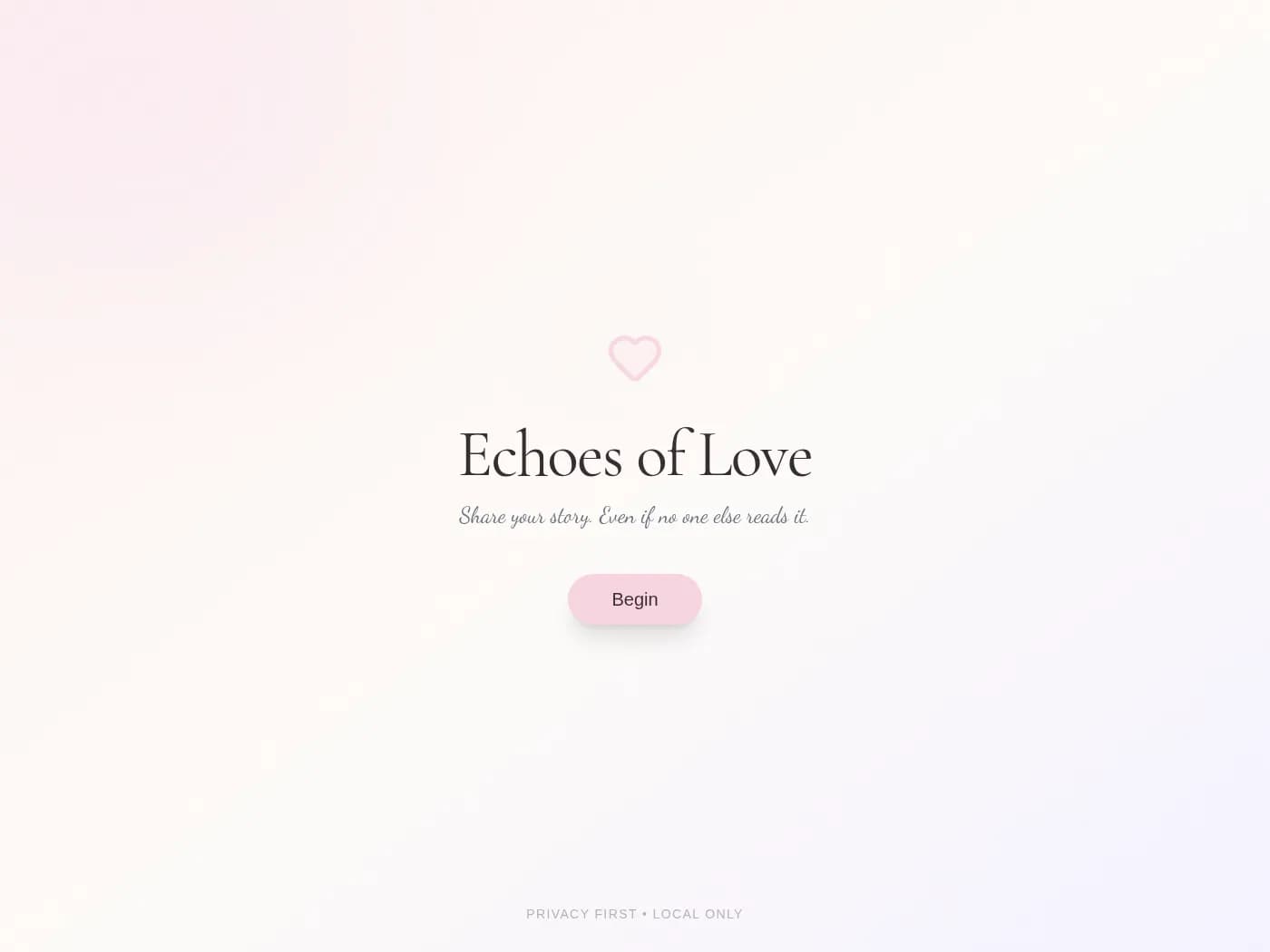 Echoes of Love PWA