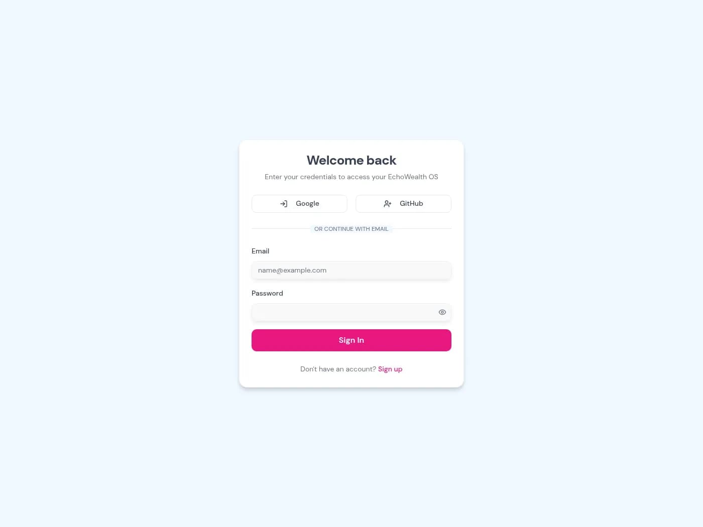 EchoWealth OS 2.0