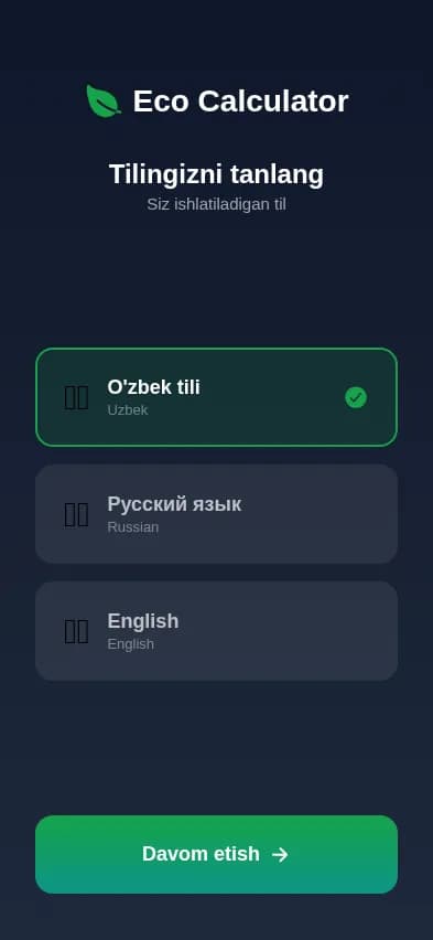 Eco Calculator App
