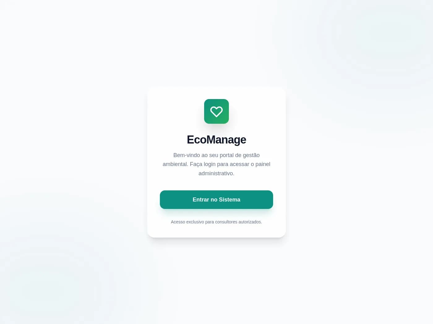 EcoManage Dashboard