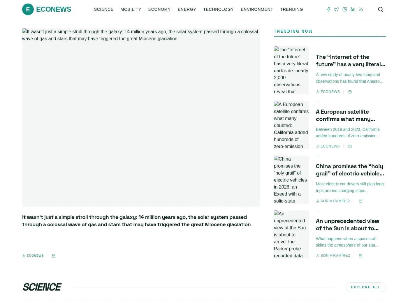EcoNews Portal